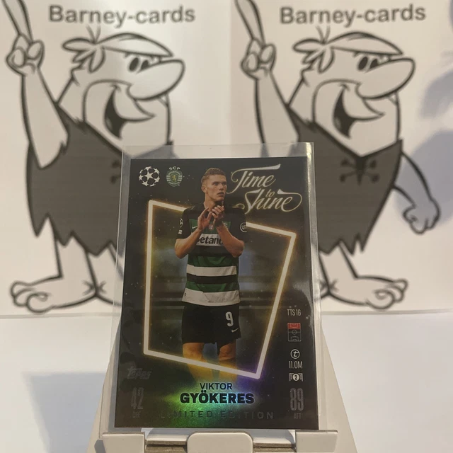 TOPPS MATCH ATTAX 2024/25 2025 Viktor Gyokeres Time To Shine Limited Edition £0.99 - PicClick UK